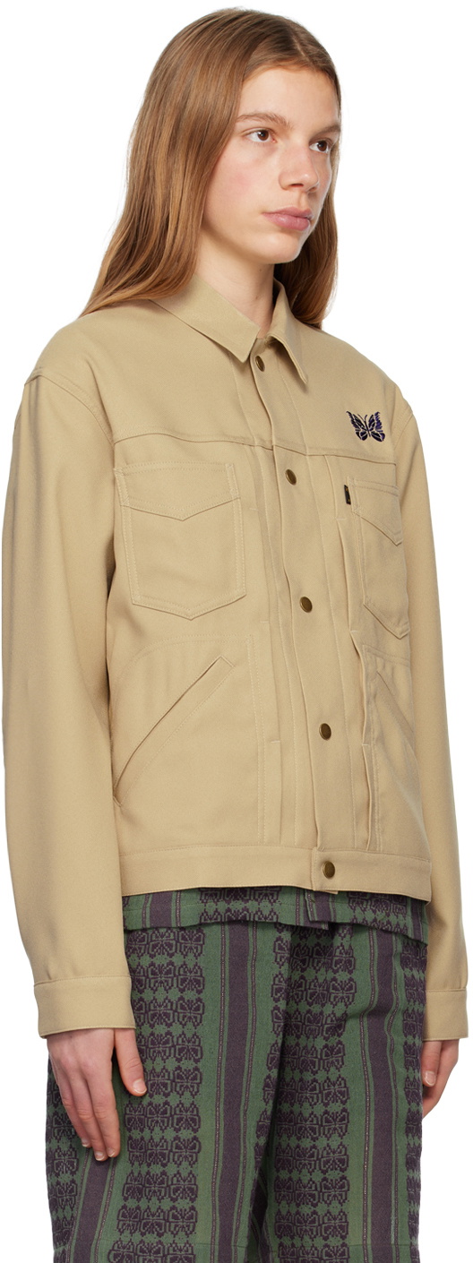 NEEDLES Beige Penny Denim Jacket Needles