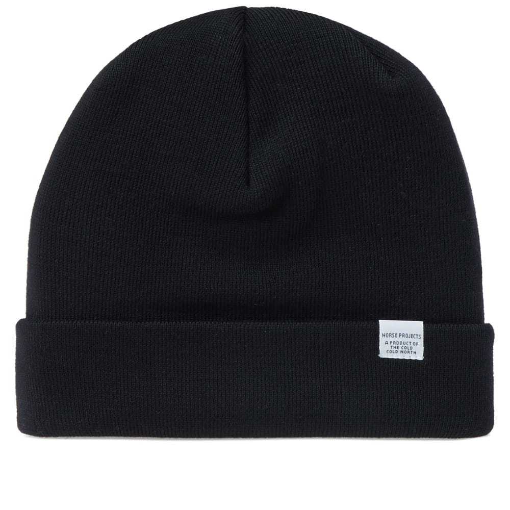 Norse Projects Top Beanie Black Norse Projects