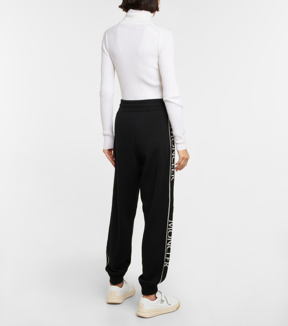 Moncler - Logo wool sweatpants Moncler