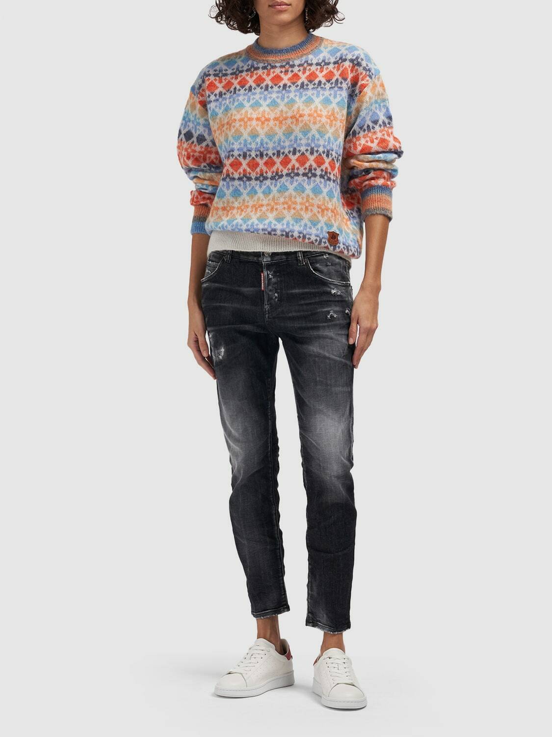 DSQUARED2 Cool Girl Low Waist Skinny Jeans Dsquared2