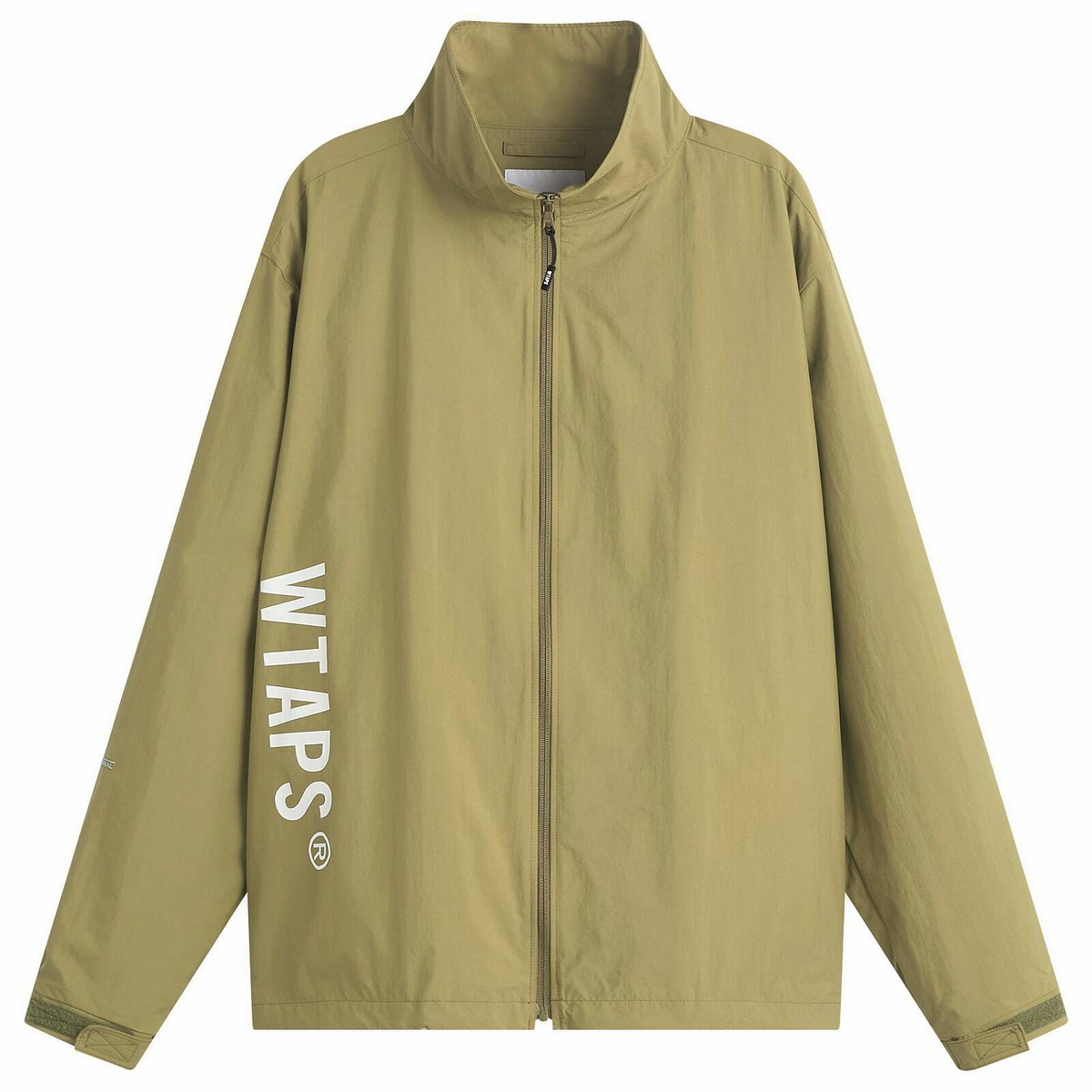 WTAPS Men's Pertex Logo Track Jacket in Olive Drab WTAPS