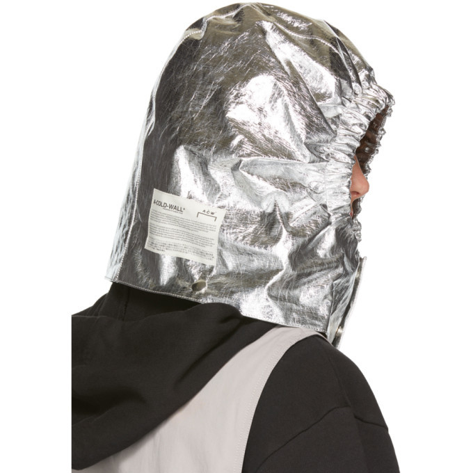 A-Cold-Wall* Silver Aluminium Hood A-Cold-Wall*