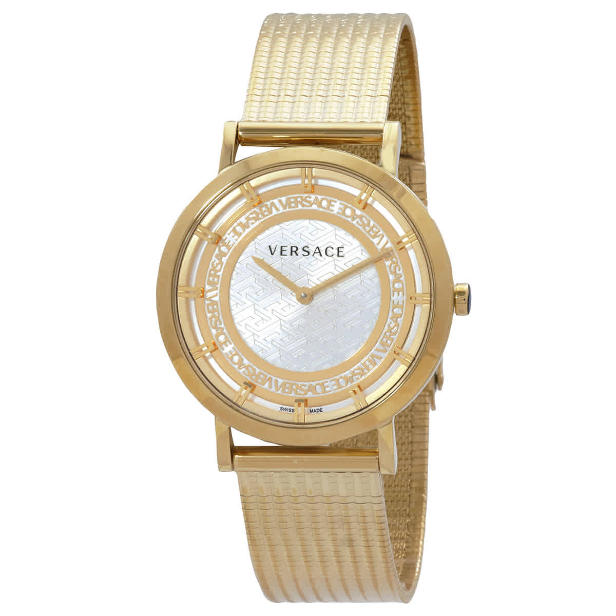 Versace New Generation Quartz Silver Dial Ladies Watch VE3M00522 Versace