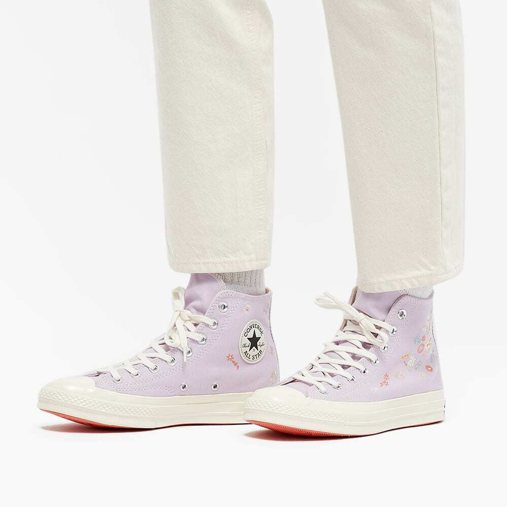 Converse Women's Chuck 70 Hi-Top Sneakers in Pale Amethyst/Multi/Egret ...