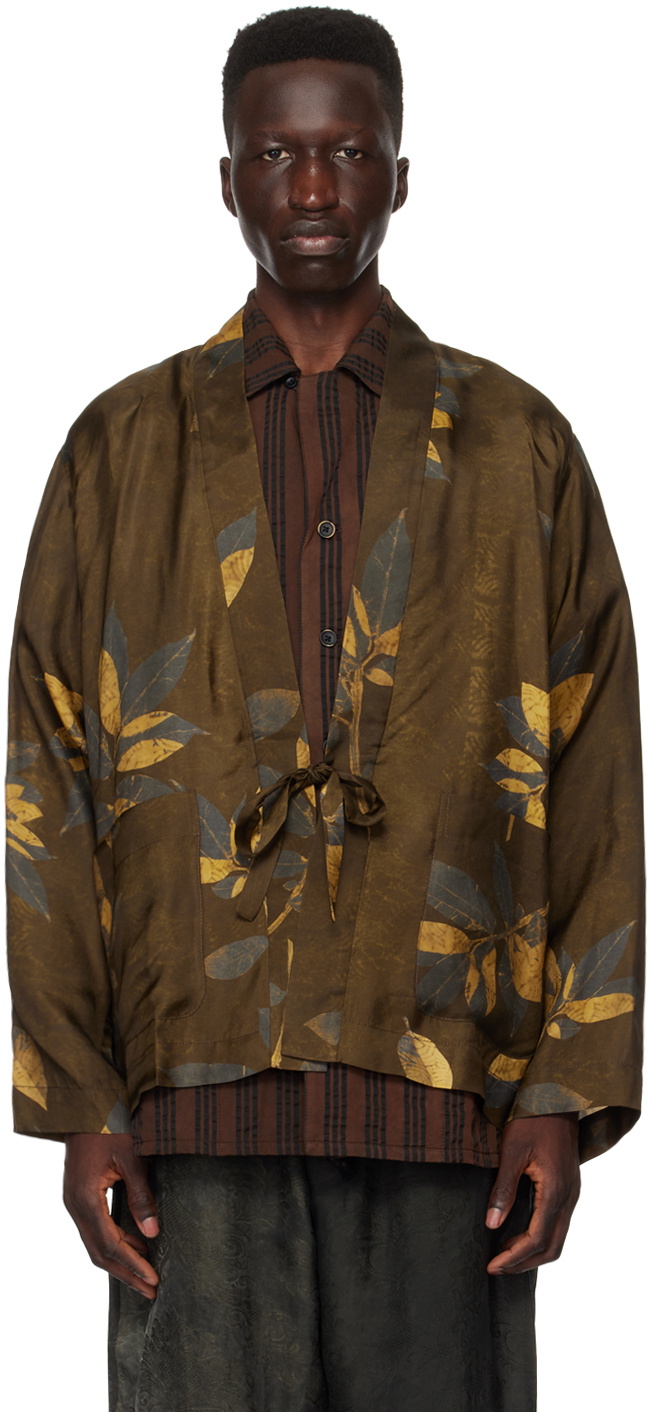 UMA WANG Brown Jester Jacket
