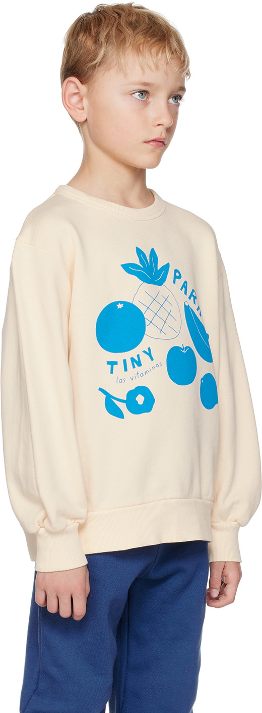 TINYCOTTONS Kids Off-White Paraiso Fruits Sweatshirt TINYCOTTONS