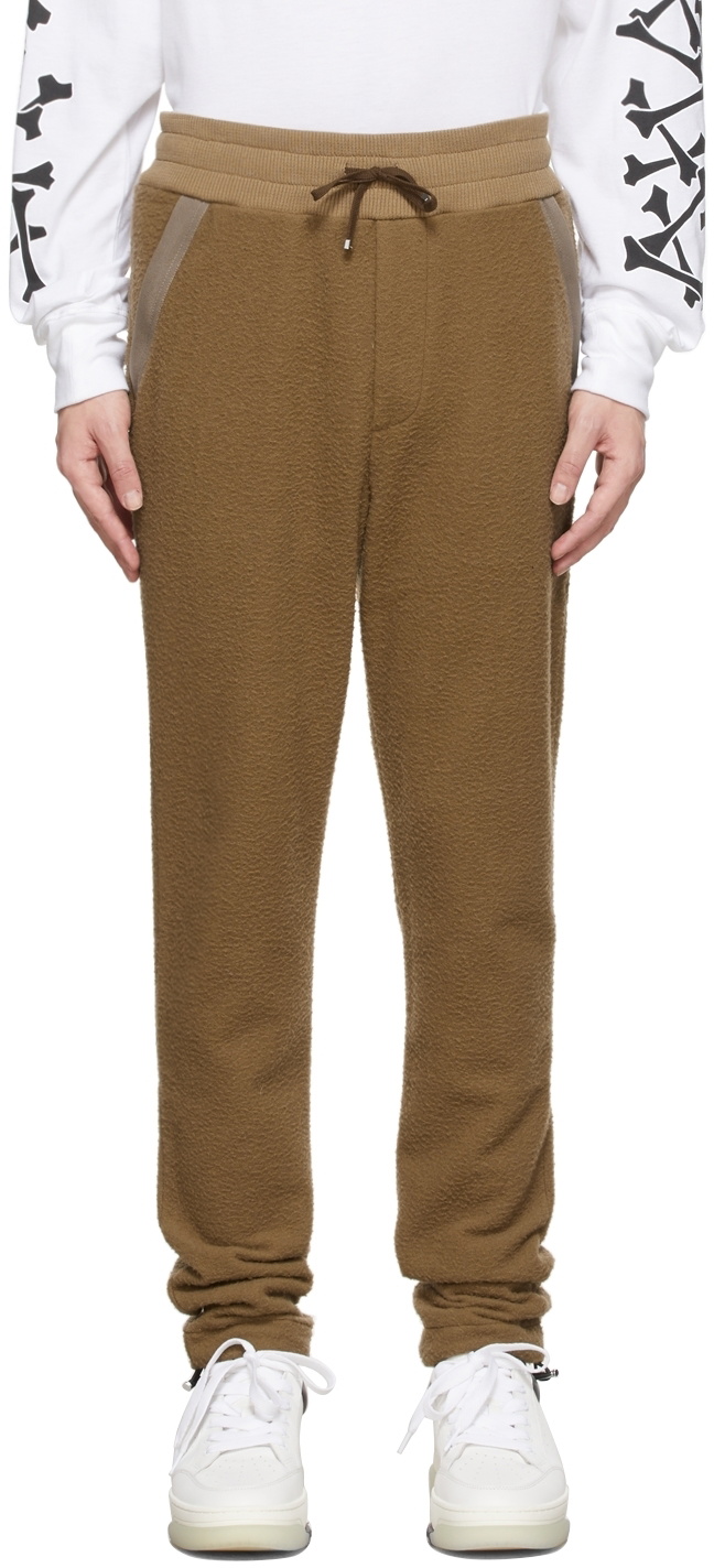 AMIRI Brown Wool Track Pants Amiri