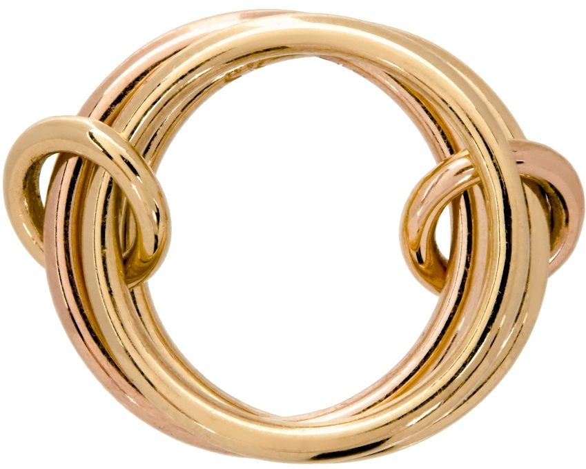 Spinelli Kilcollin Gold & Rose Gold Solarium Ring Spinelli Kilcollin