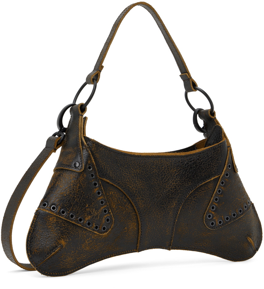 KNWLS Brown Razr Bag KNWLS