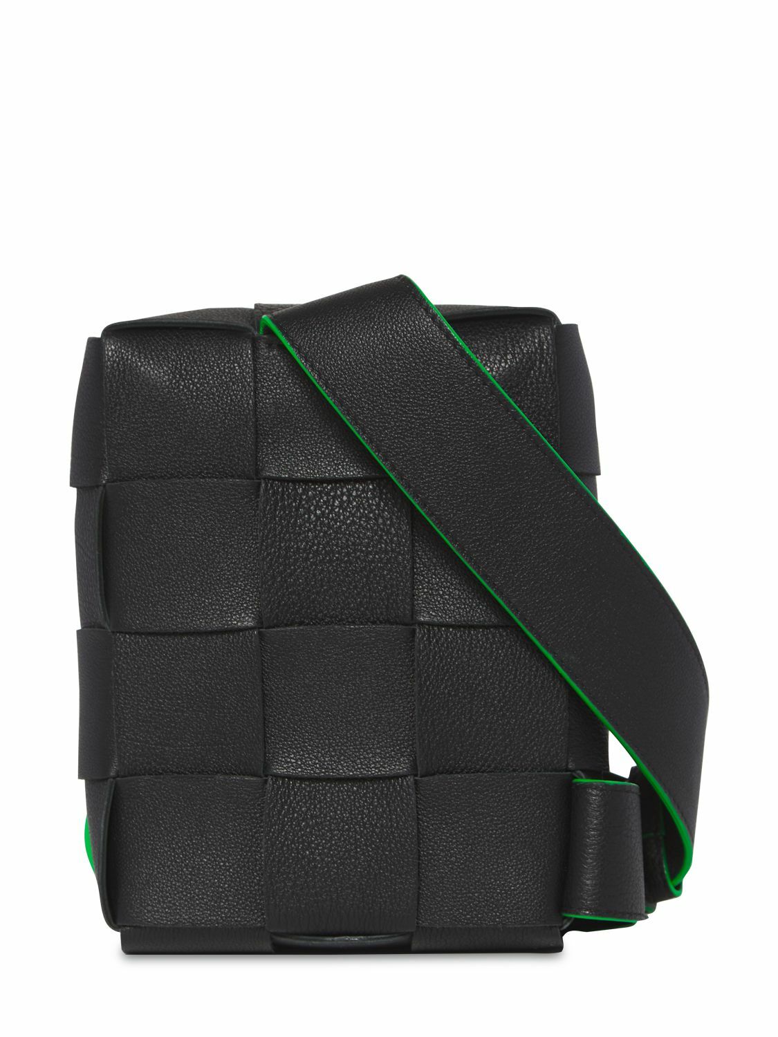 BOTTEGA VENETA - Mini Intreccio Leather Crossbody Bag Bottega Veneta