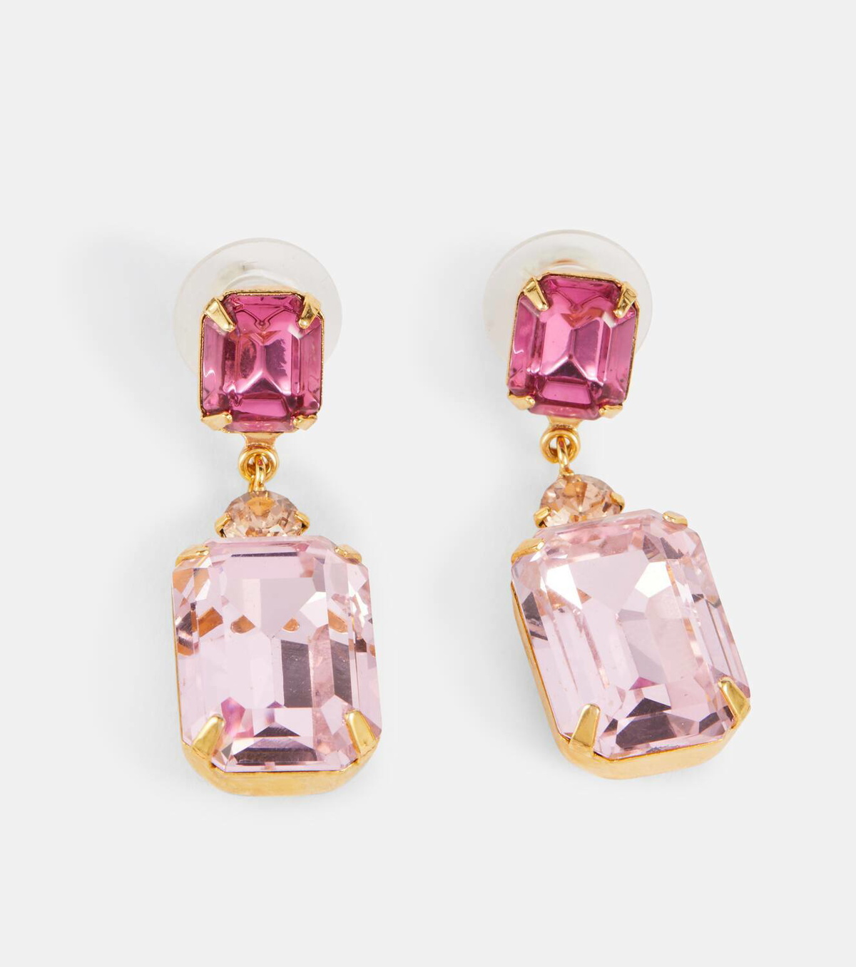 Jennifer Behr Crystal-embellished drop earrings Jennifer Behr