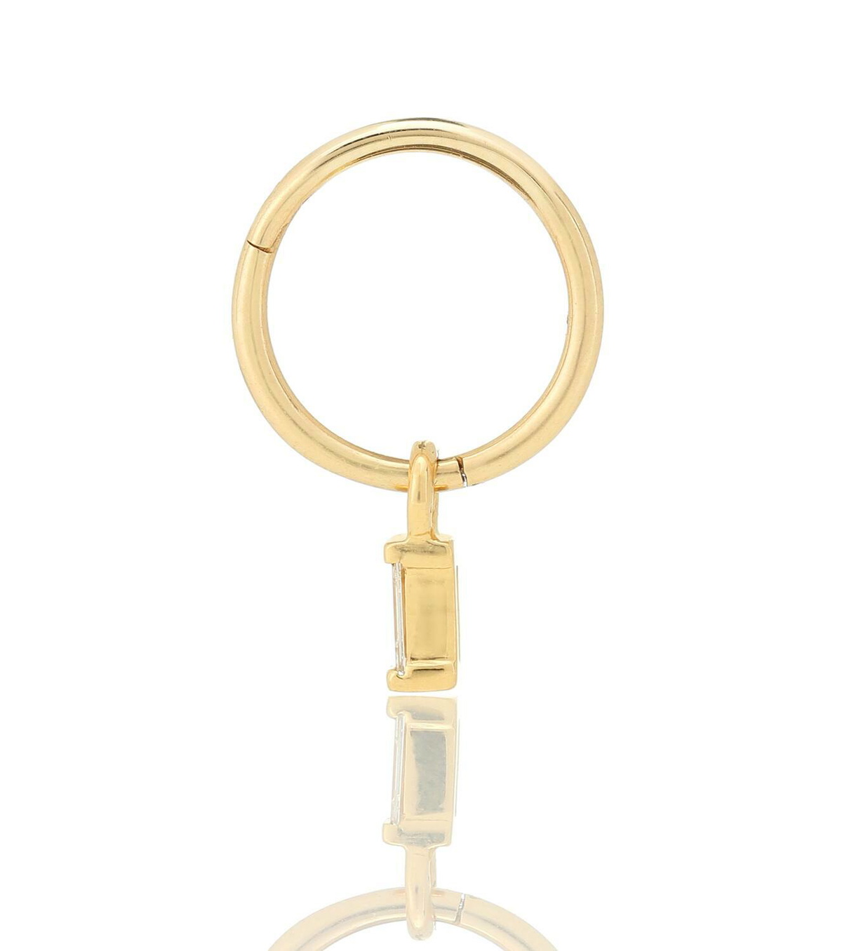 Maria Tash 18kt gold hoop earring with diamond Maria Tash