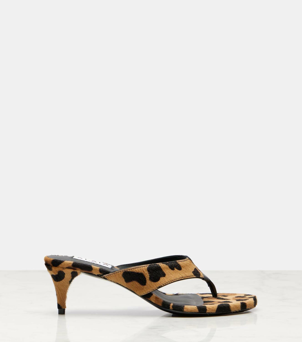 Alaïa Infradito 55 calf hair thong sandals ALAÏA