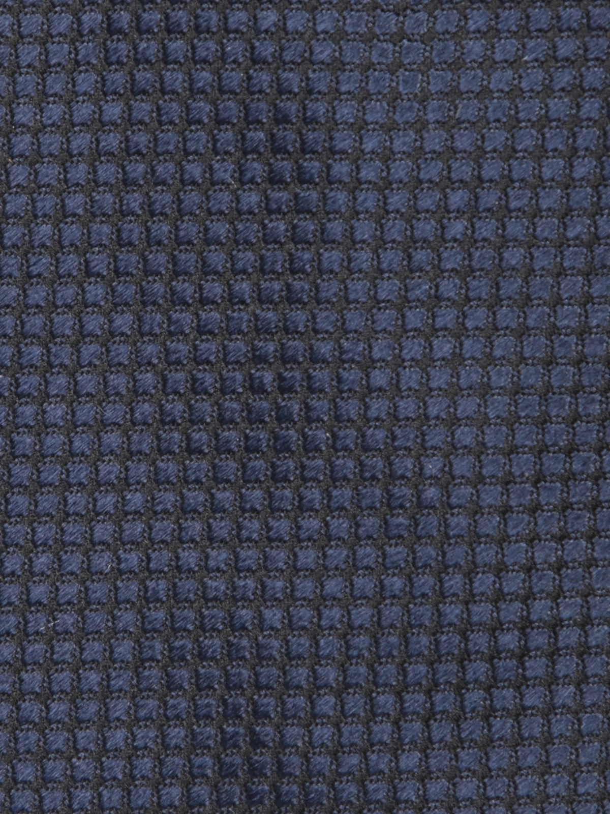 Canali Micro Check Black/blue Tie Canali