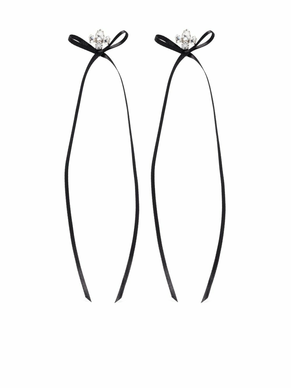 Simone Rocha Bow Ribbon Earrings Simone Rocha