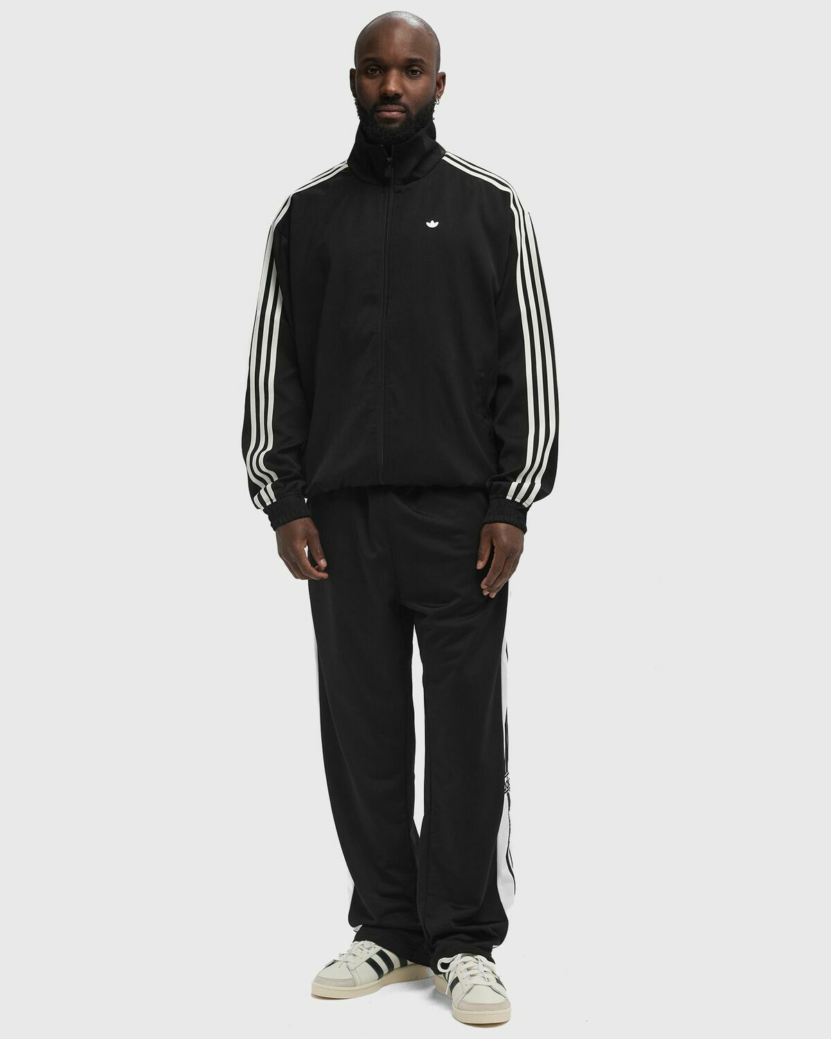 Adidas FIREBIRD TRACK TOP Black Mens Track Jacket adidas