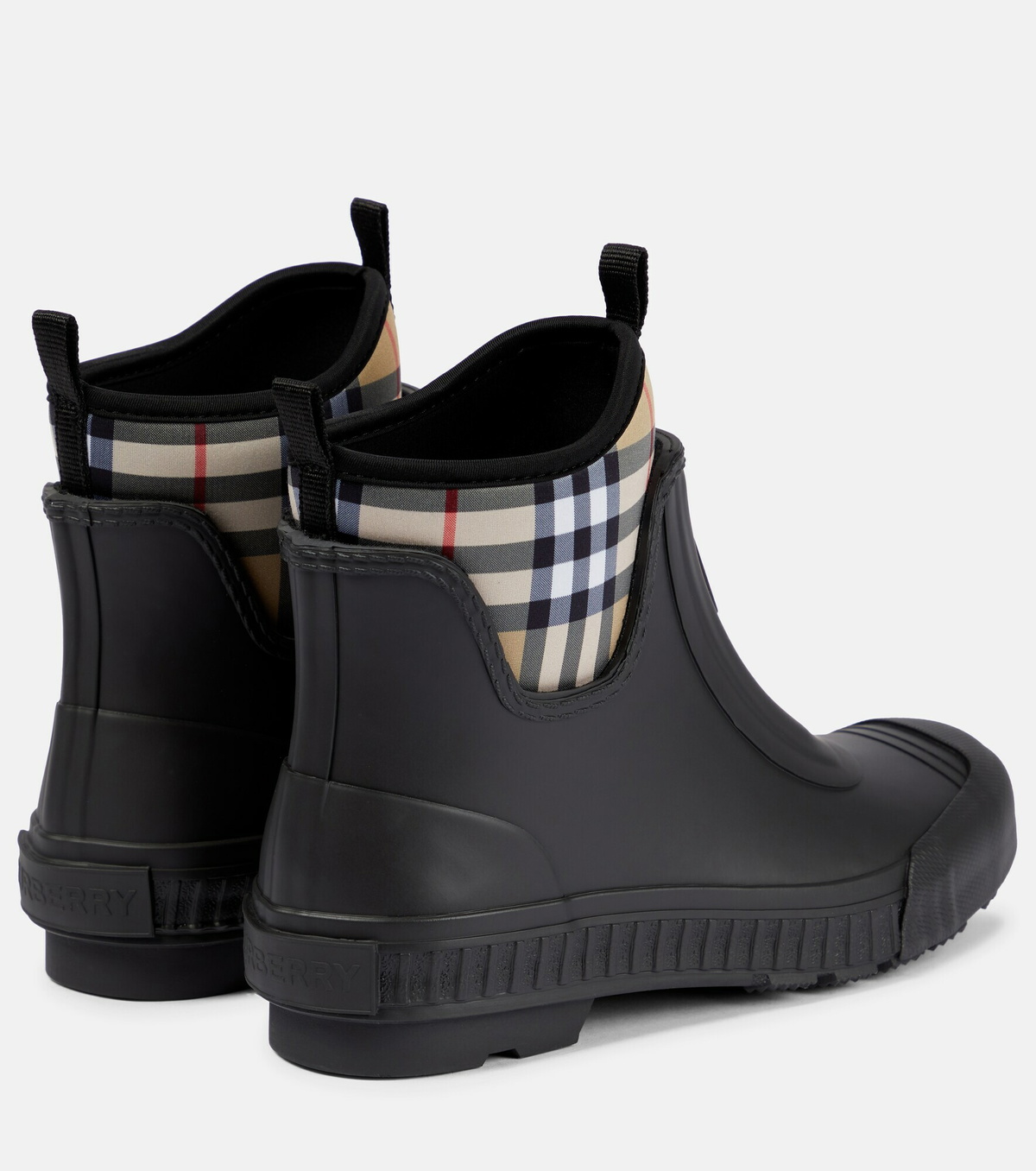 Burberry - Vintage Check rubber boots Burberry