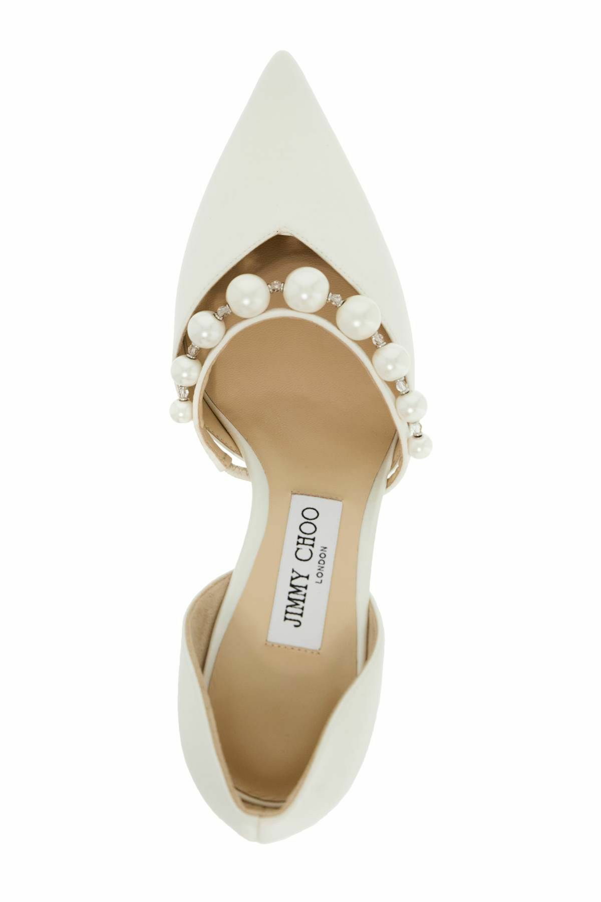 JIMMY CHOO aurelie 65 pumps with pearls White Jimmy Choo