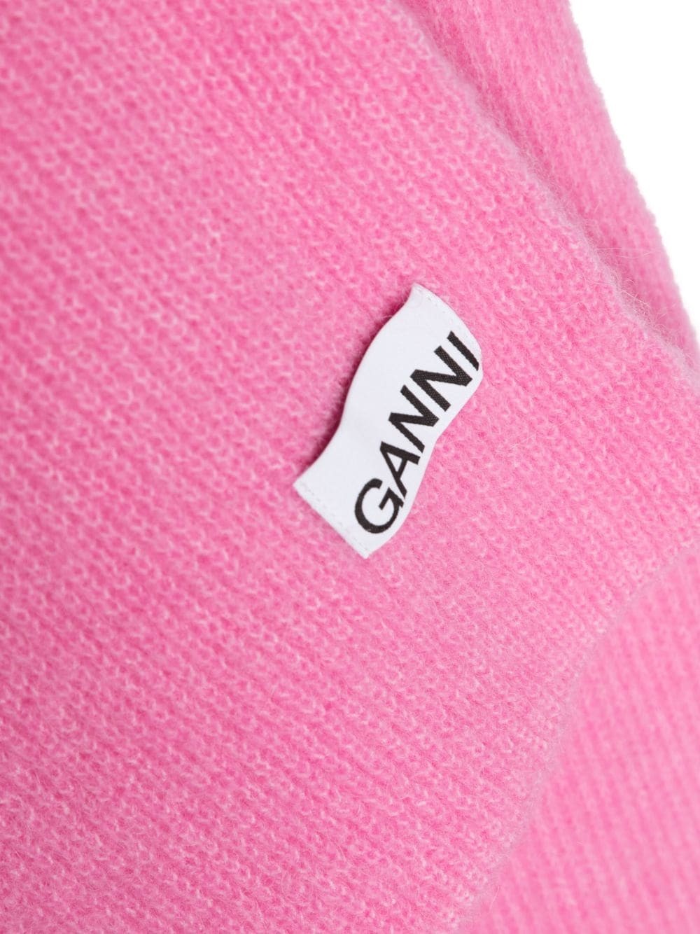 GANNI - Logo Wool Scarf GANNI