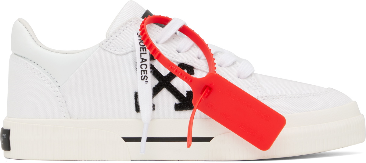 Off-White White New Low Vulcanized Canvas Sneakers Off-White