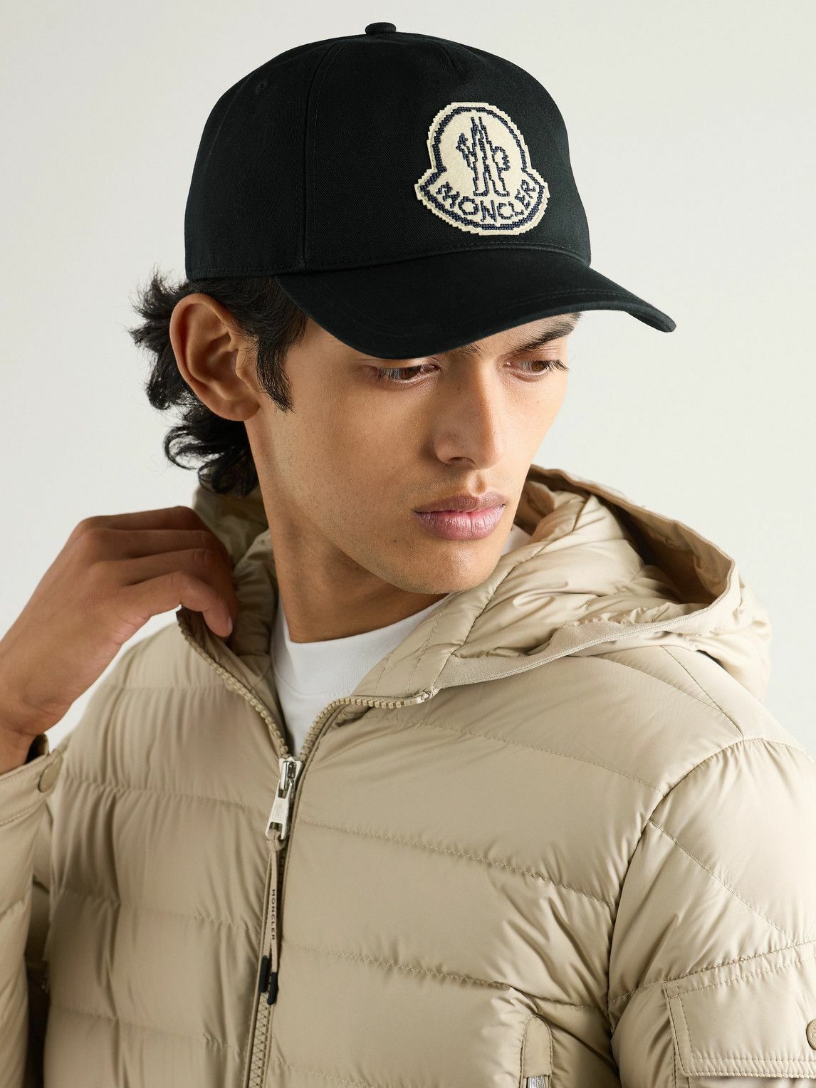Moncler - Logo-Appliquéd Cotton-Twill Baseball Cap Moncler
