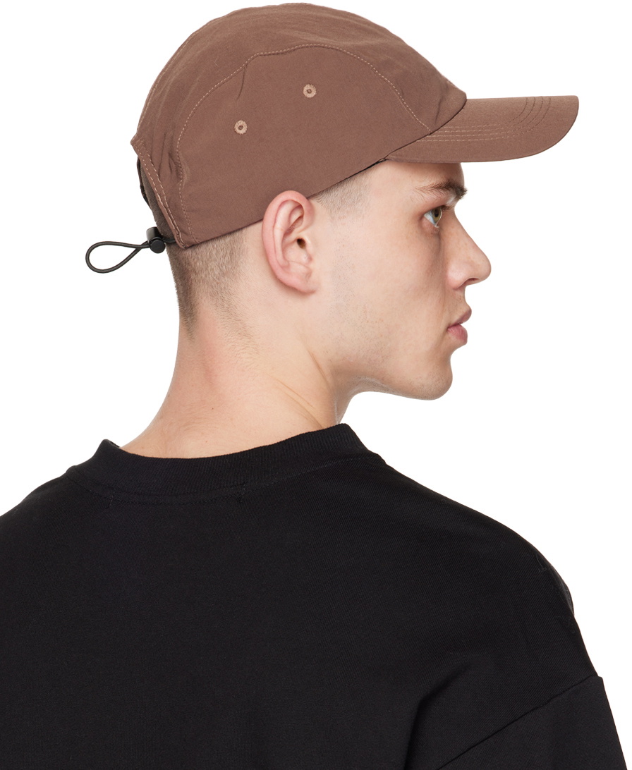 SPENCER BADU Brown Side Zip Cap Spencer Badu