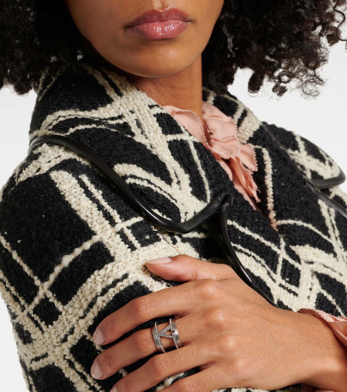 Valentino VLogo crystal-embellished ring Valentino