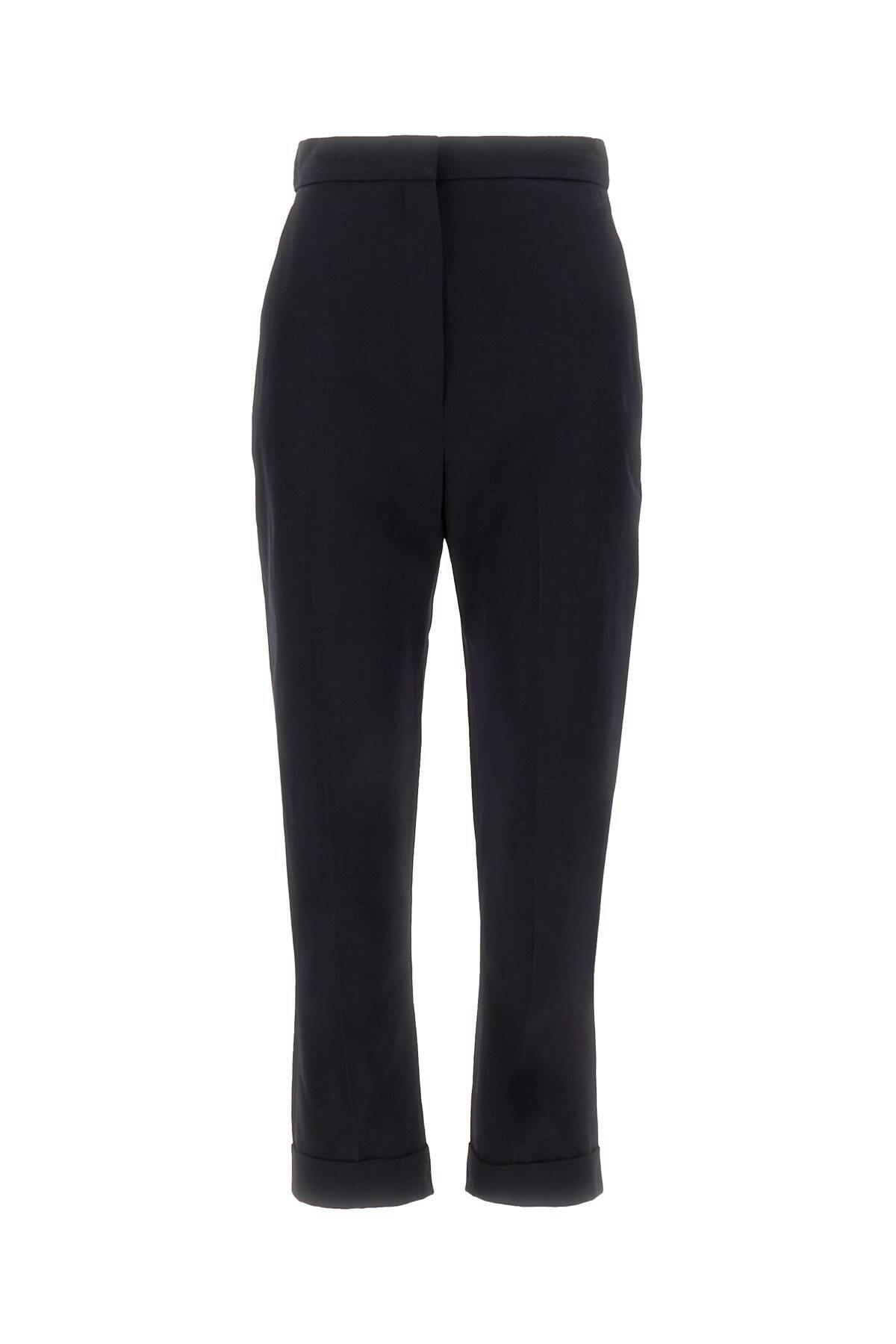 Alexander McQueen Midnight Blue Wool Blend Pant Alexander McQueen