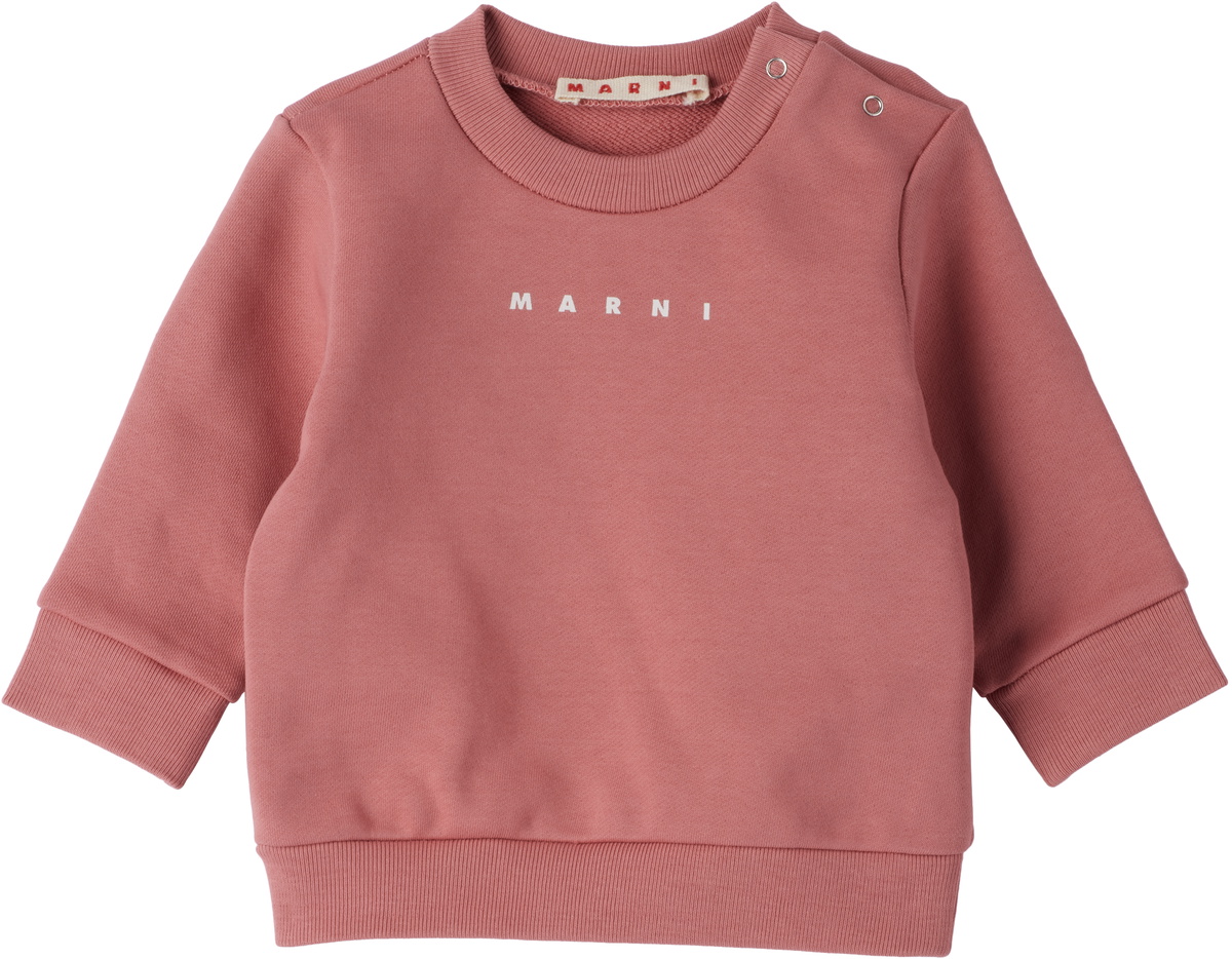 Marni Baby Pink Cotton Sweatsuit Marni