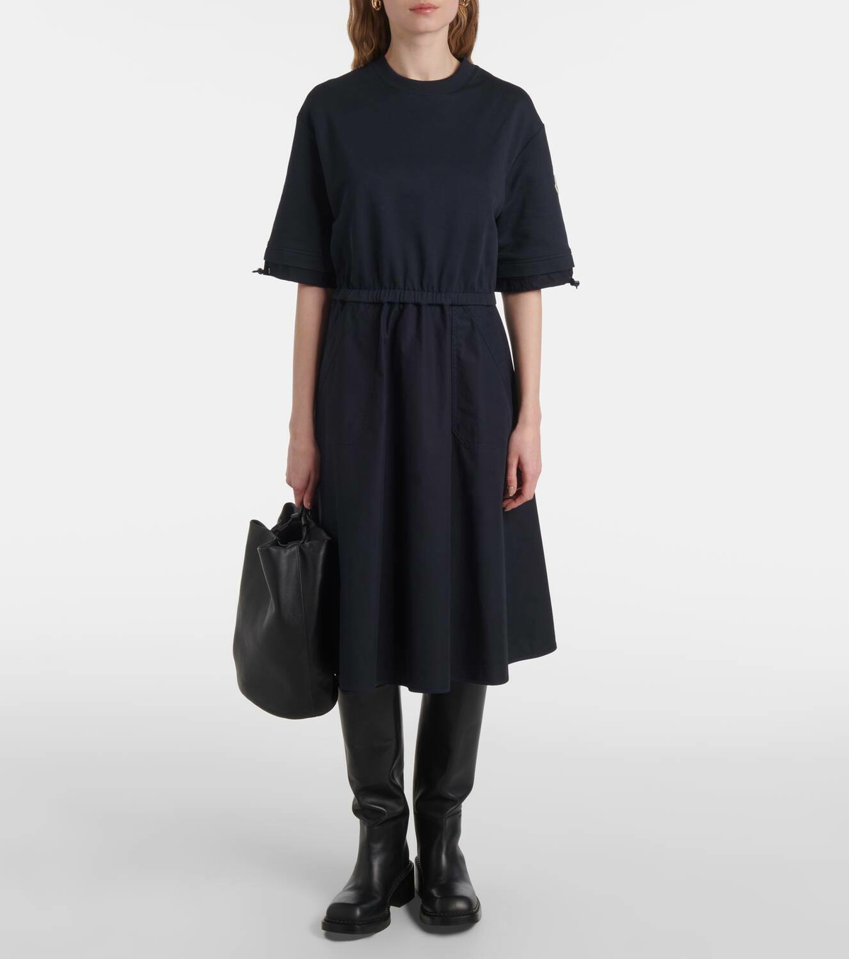 Moncler Cotton midi dress Moncler