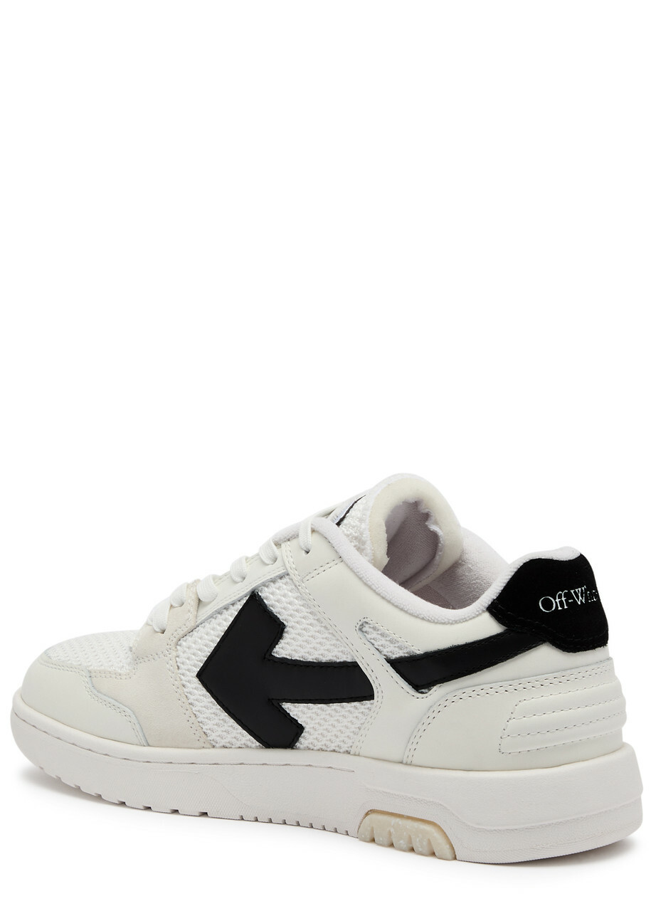 Off-white Slim Out Of Office Panelled Mesh Sneakers Off-White
