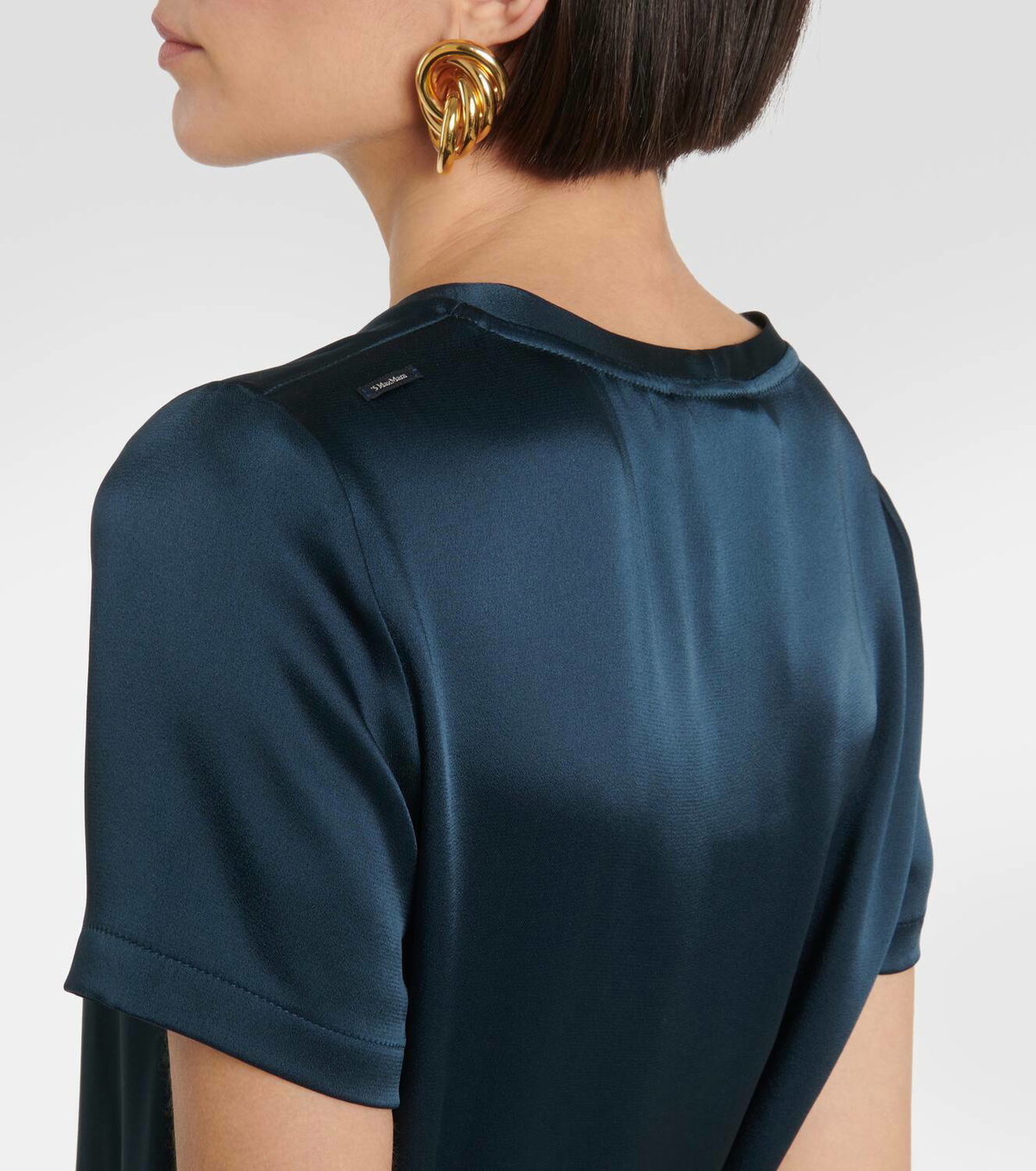 'S Max Mara Rebecca satin top S Max Mara