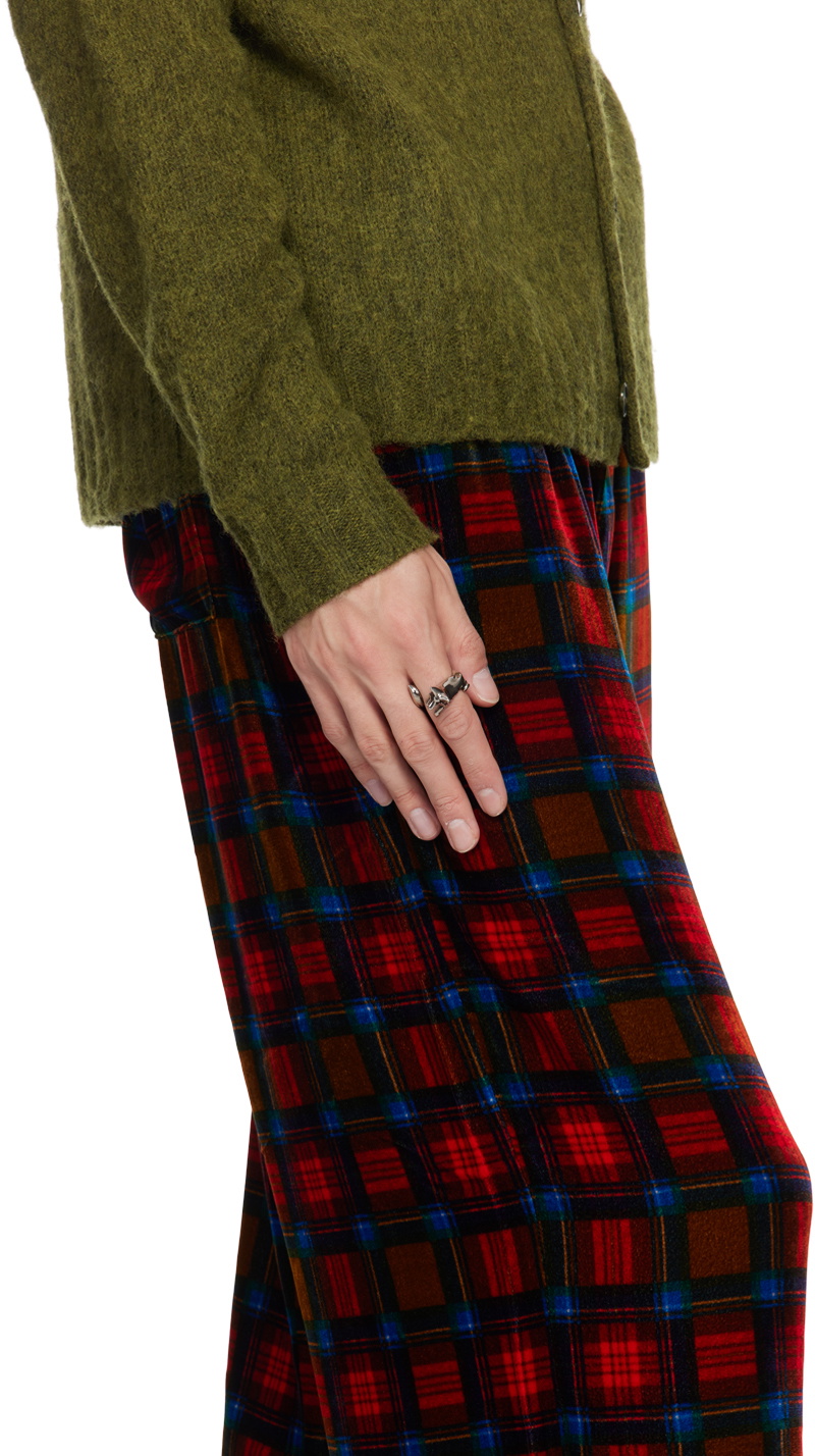 Acne Studios Silver Graphic Band Ring Acne Studios