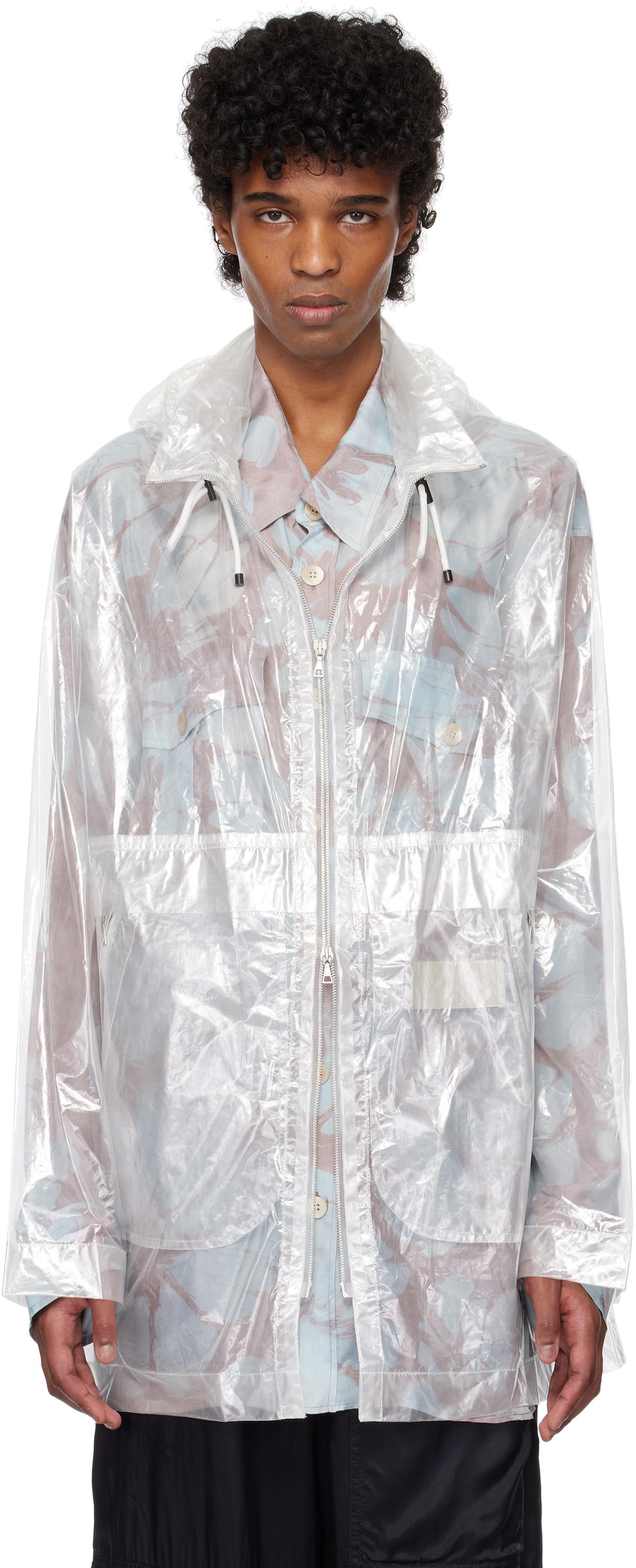 Dries Van Noten Transparent Nylon Jacket Dries Van Noten