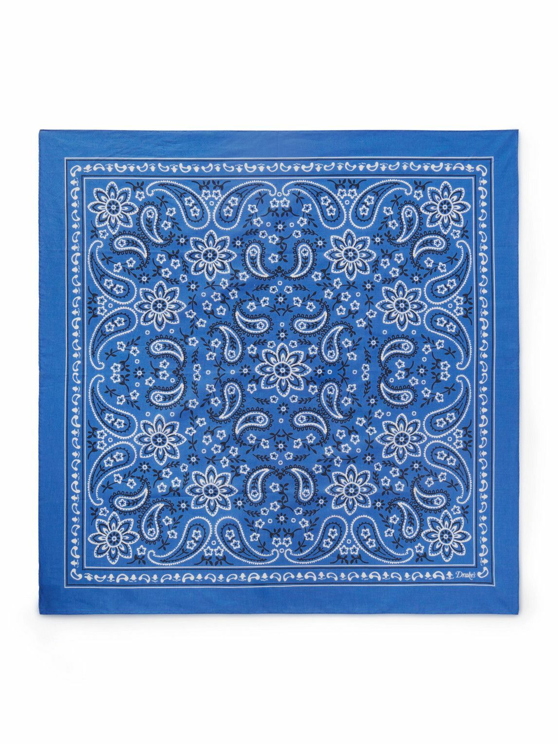 Drake's - Bandana-Print Cotton Bandana Drake's