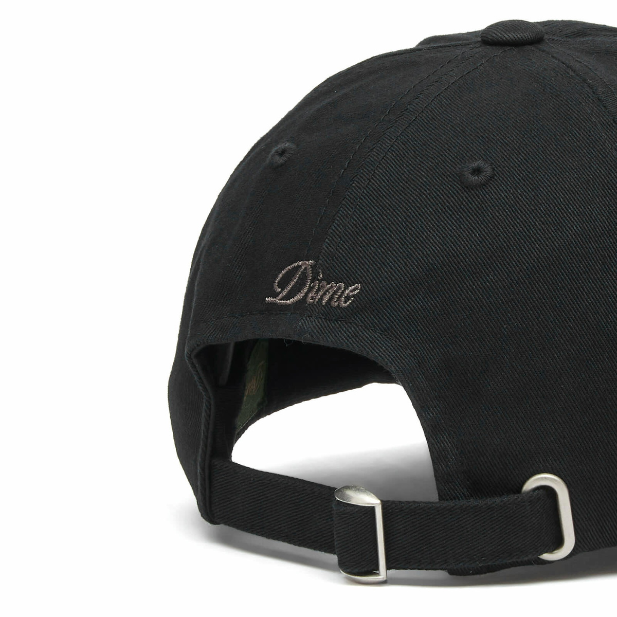 Dime Men's Cursive Low Pro Cap in Black/Midnight Dime