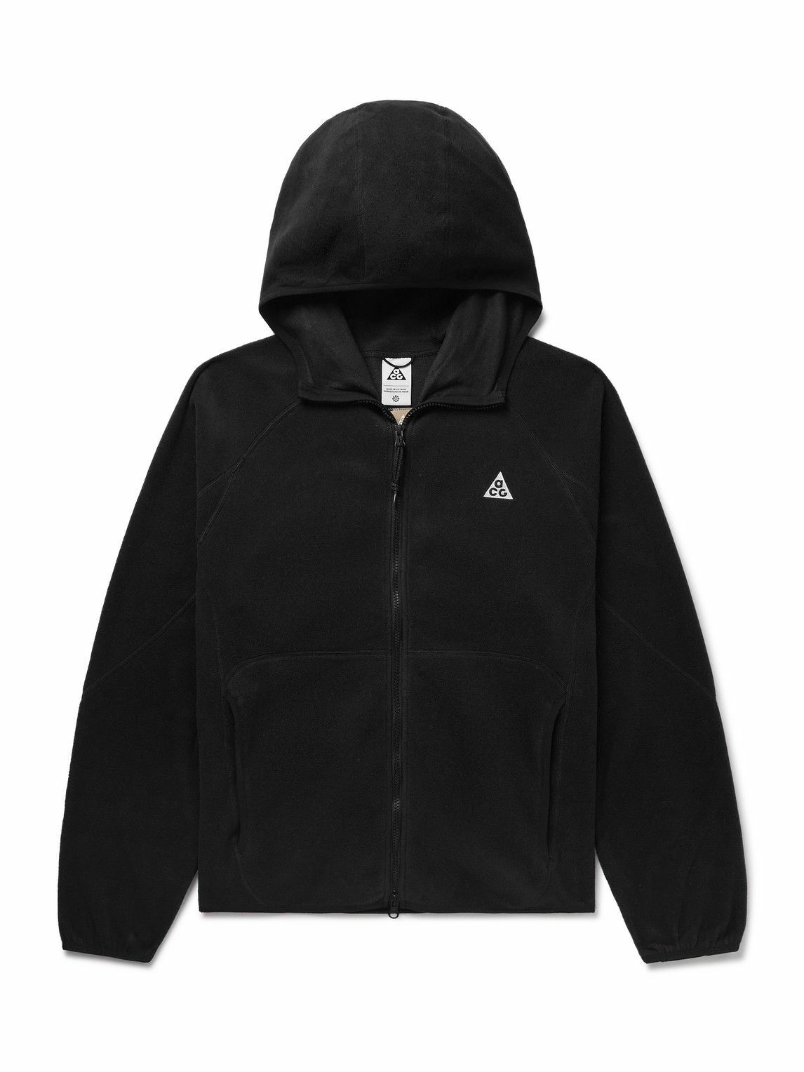 Nike - ACG Wolf Tree Polartec® Fleece Hooded Jacket - Black Nike