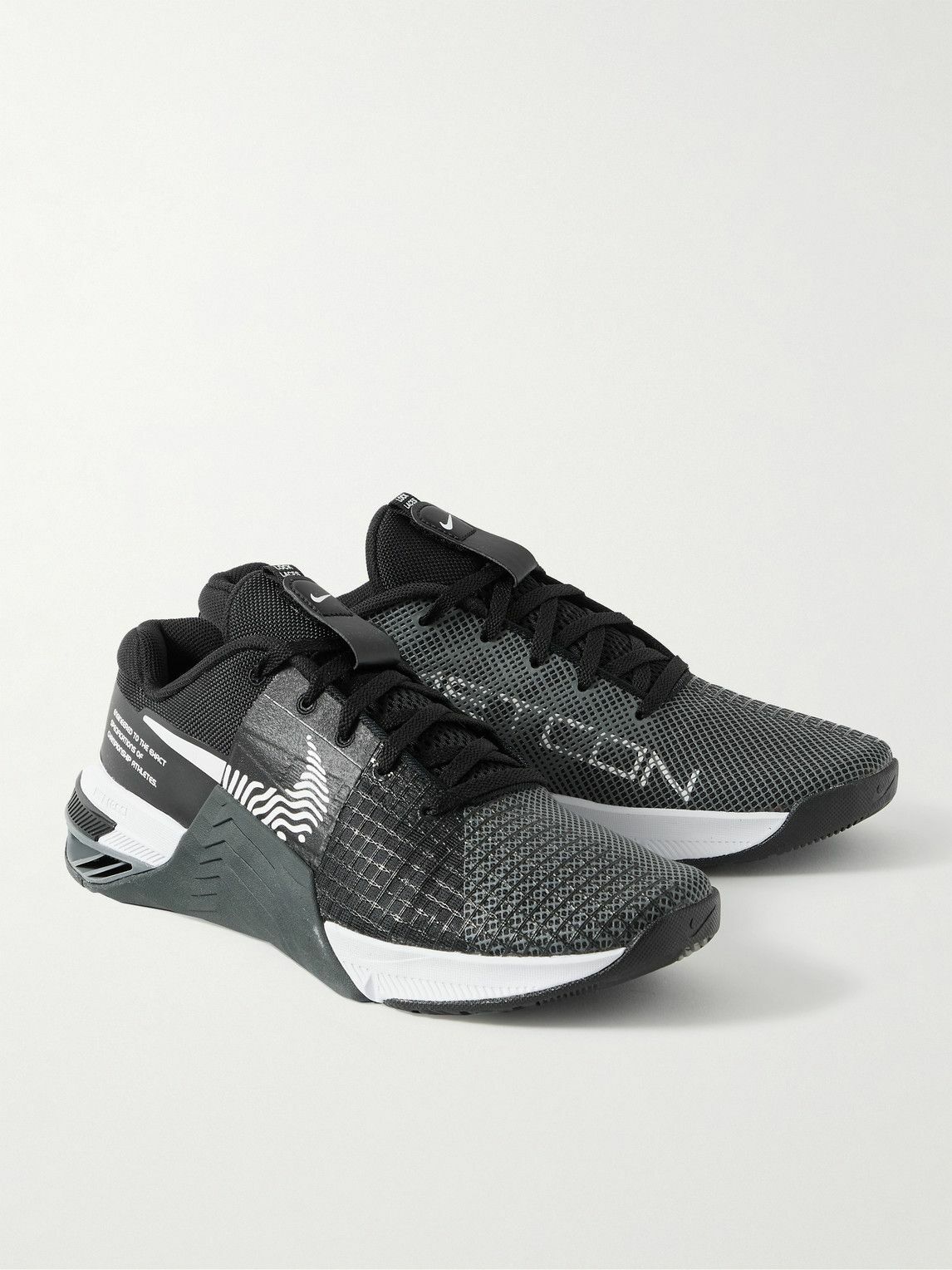 Nike Training - Metcon 8 Rubber-Trimmed Mesh Training Sneakers - Black ...