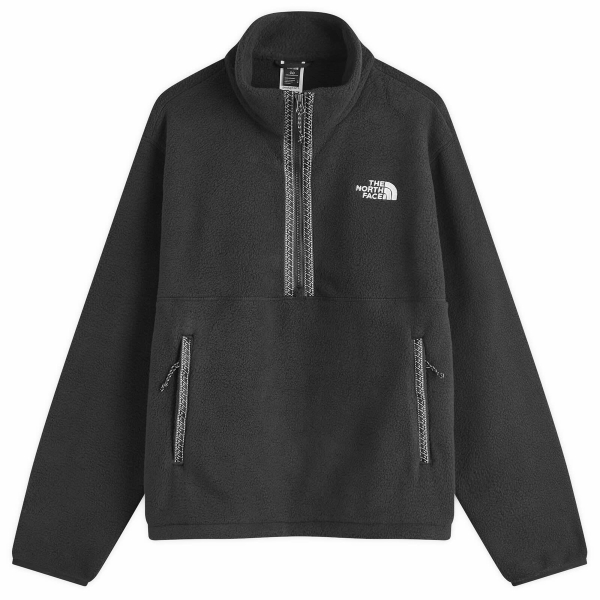 The North Face Men's Fleeski 1/4 Zip Fleece Jacket in Tnf Black The ...