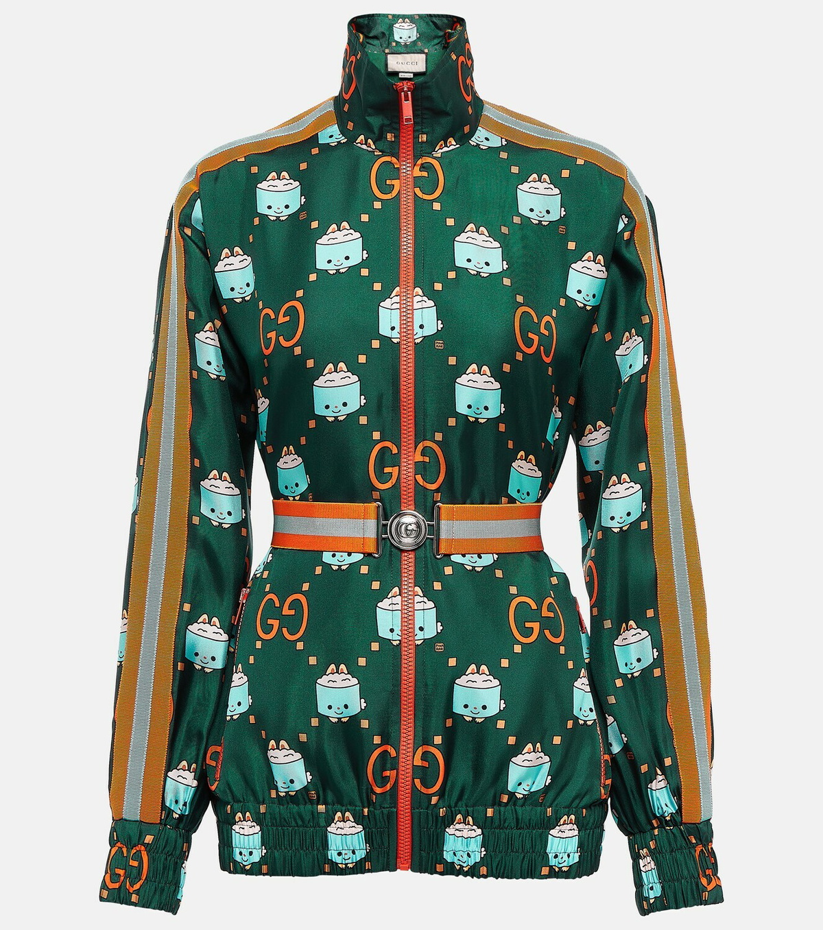 Gucci - Printed silk jacket Gucci
