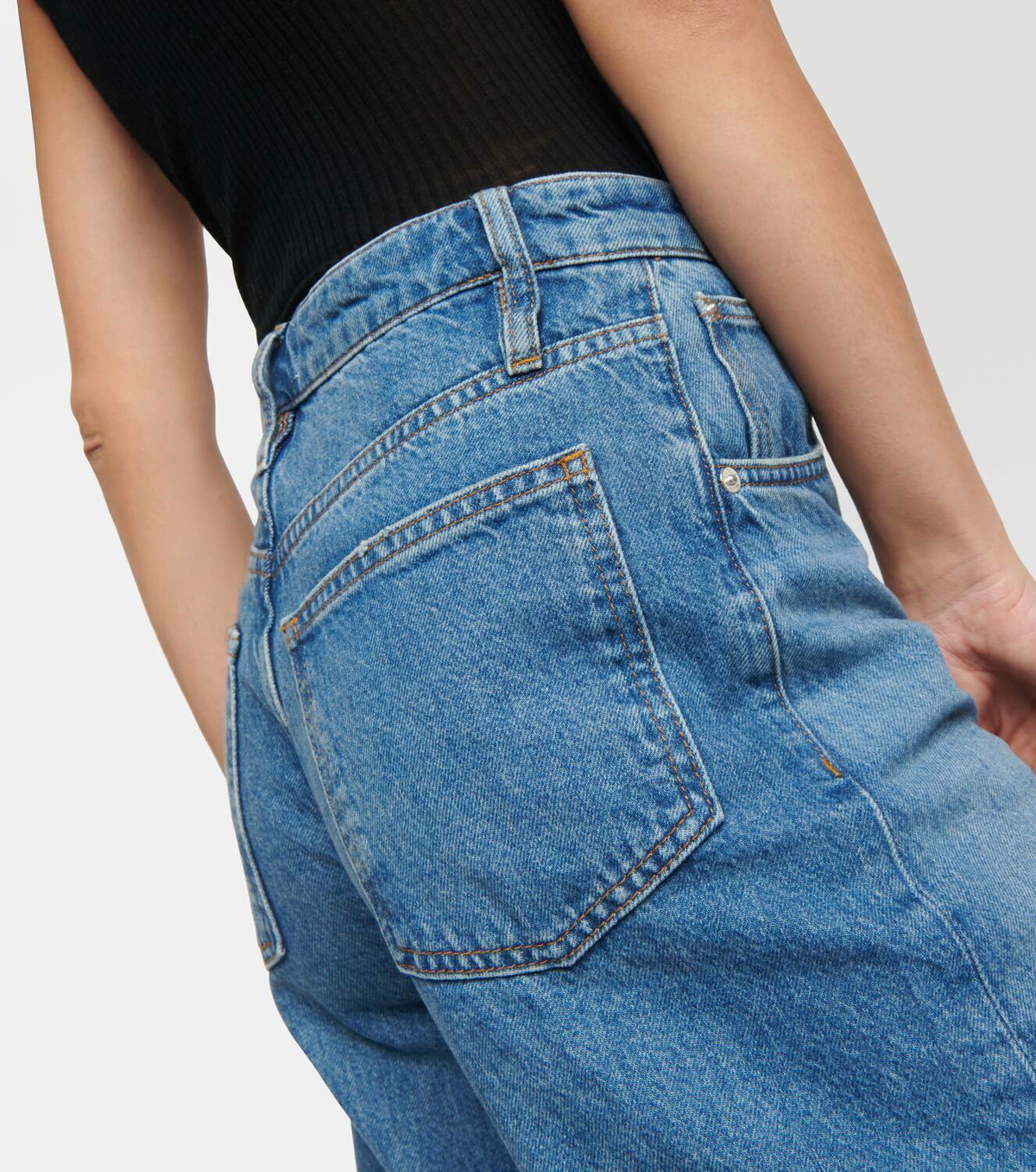 Frame Extra Long Barrel barrel-leg jeans Frame Denim