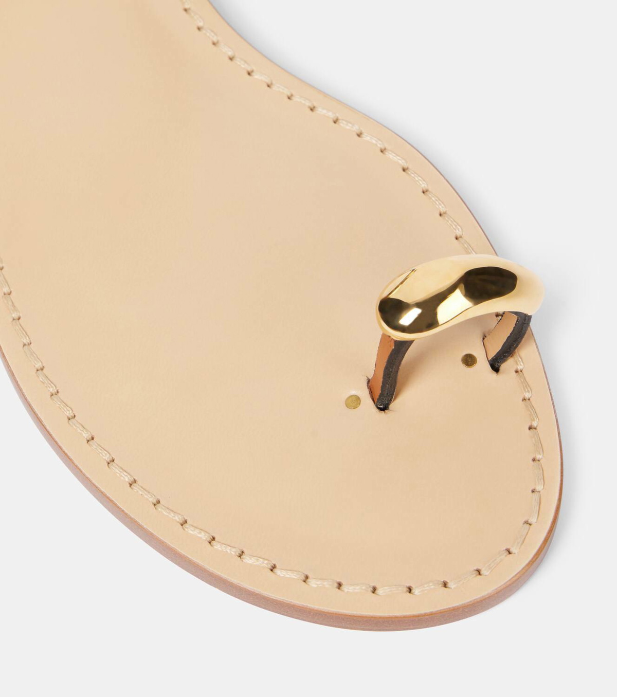Amanu Samburu embellished leather sandals Amanu