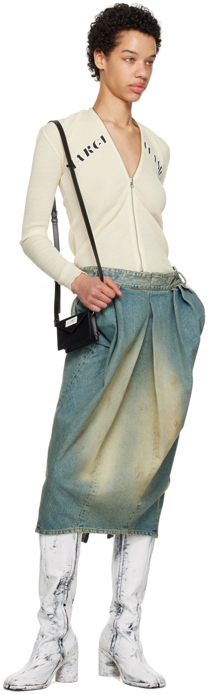 MM6 Maison Margiela Black Stitch Shoulder Bag MM6 Maison Margiela