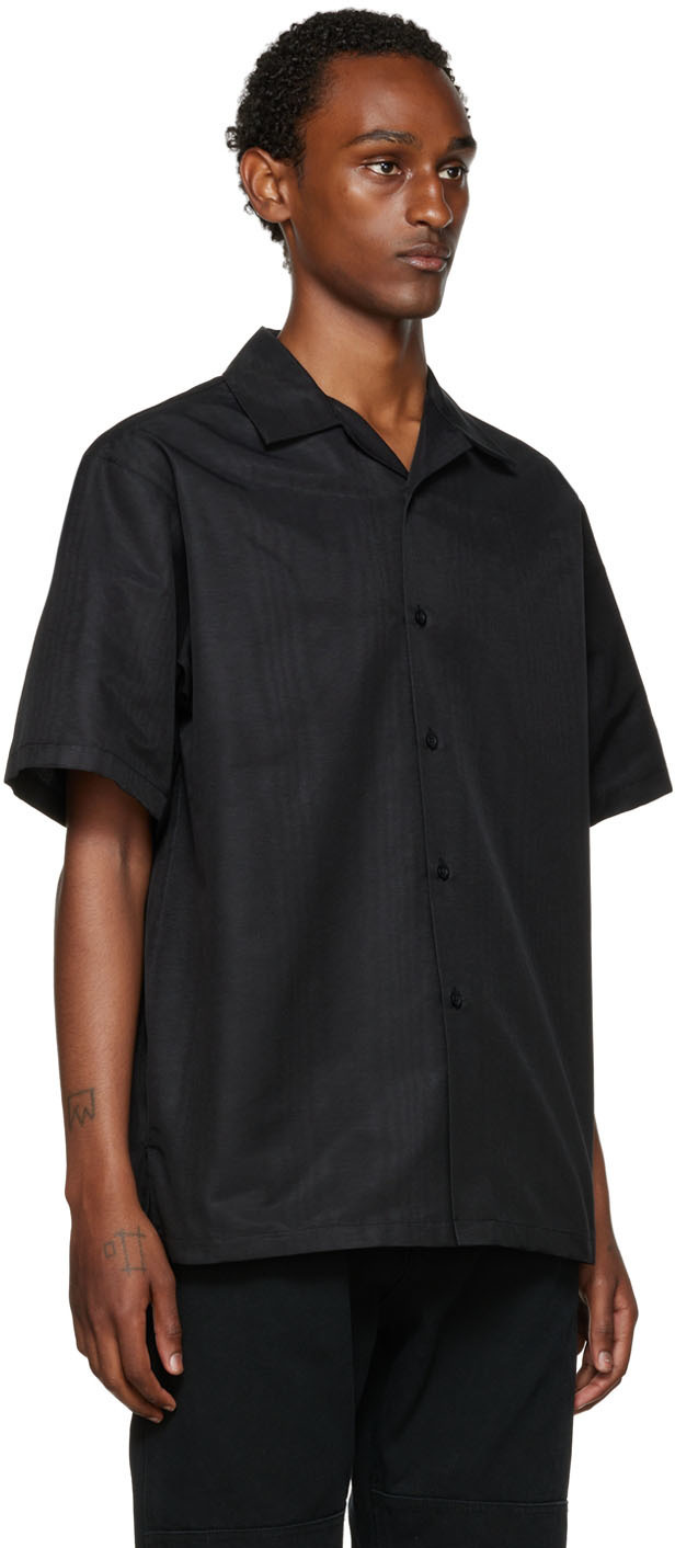 MSGM Black Cotton Shirt MSGM