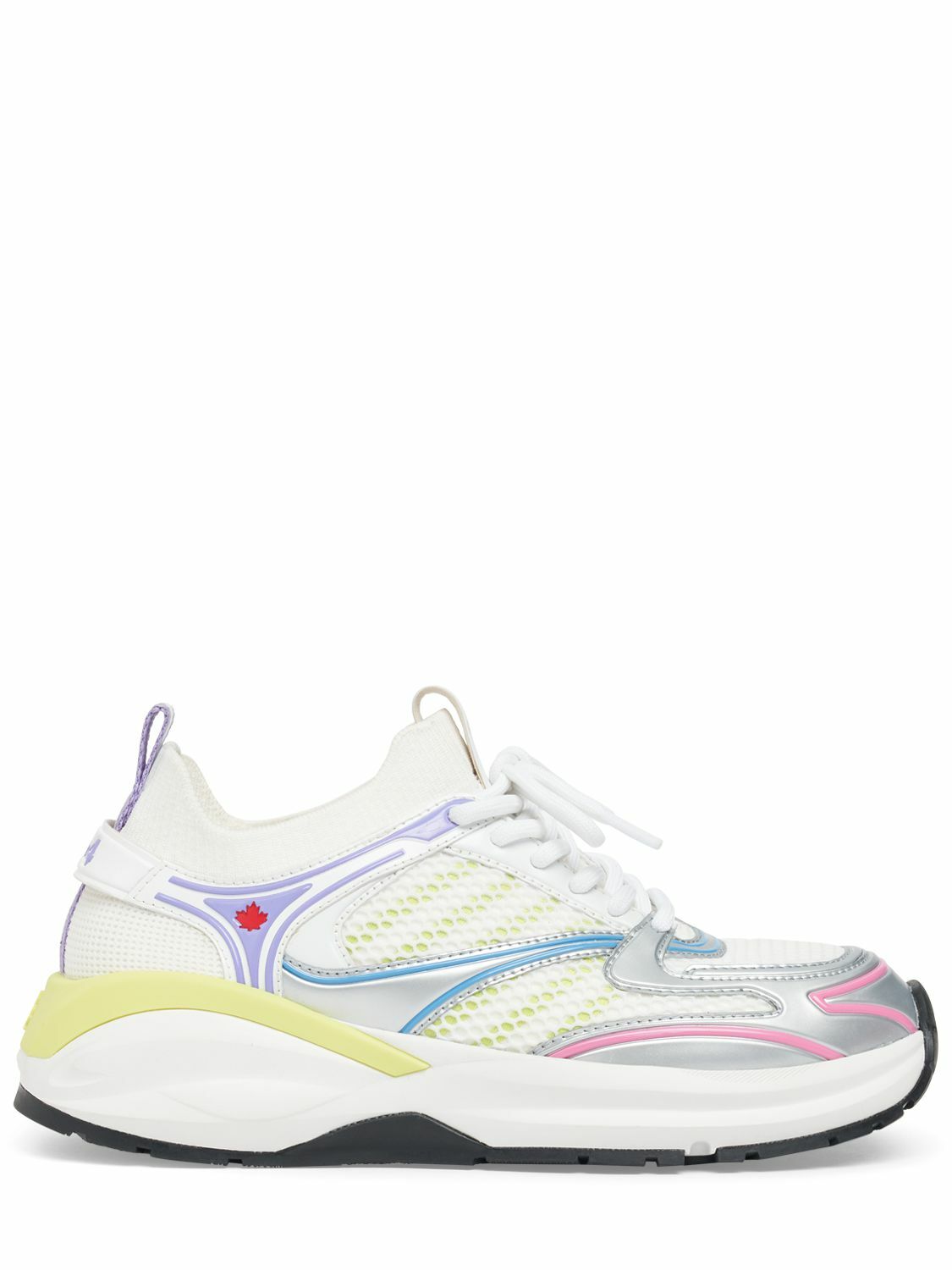 DSQUARED2 - Dash Leather & Mesh Sneakers Dsquared2