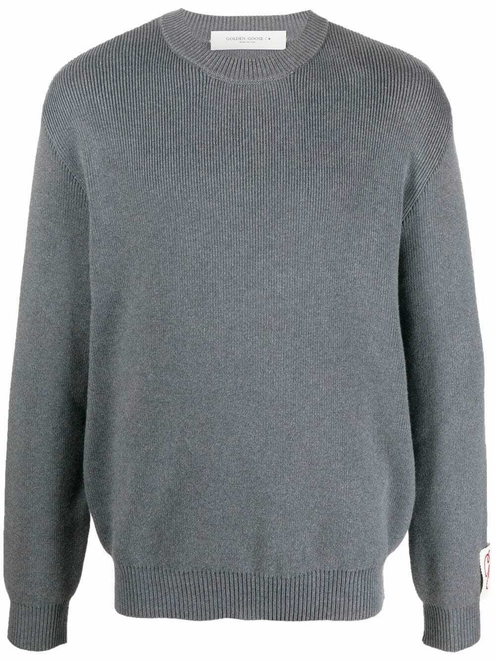 GOLDEN GOOSE - Golden Cotton Crewneck Sweater Golden Goose Deluxe Brand