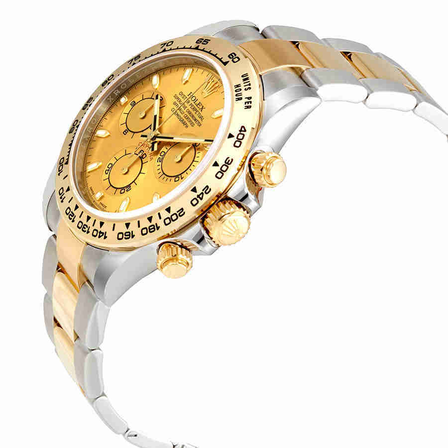Rolex Cosmograph Daytona Champagne Dial Steel and 18K Yellow Gold Men's ...