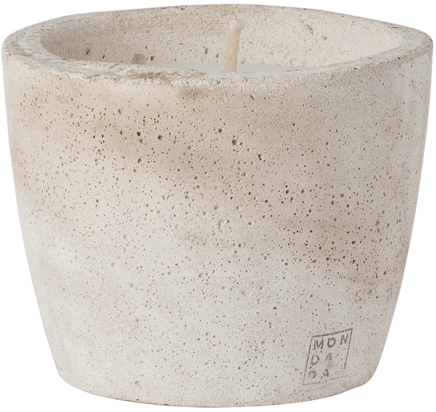 Mon Dada Gray Outdoor Urban Medium Neutral Candle