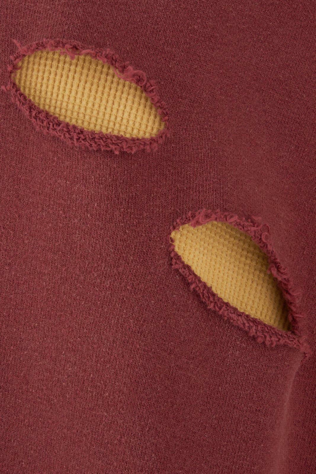 Maison Margiela Distressed Oversized Sweatshirt Maison Margiela