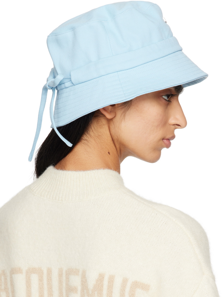 Jacquemus Blue Le Chouchou 'Le bob Gadjo' Bucket Hat Jacquemus